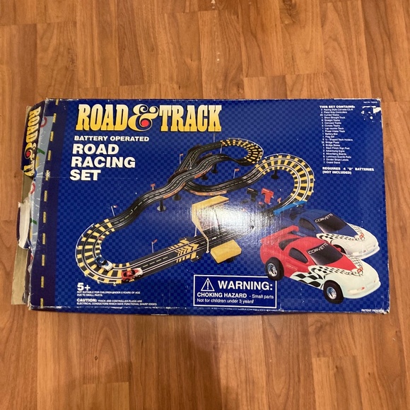 Road and Track | Toys | Road And Track 43 Corvette Slot Racing Set ...
